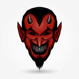 Fire Devil Face Stock Image - Image: 16130501