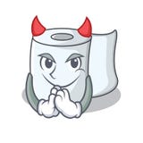 Angry Toilet Character Cartoon Style Stock Vector - Illustration of ...