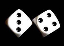 Lucky Seven Dice Stock Photos - Royalty Free Images