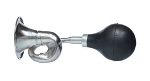 Die Hupe. stockfoto. Bild von chrom, niemand, geräusche - 33959168