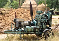 Old Diesel Generator Stock Photography - Image: 38313042