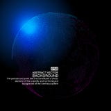 Digital Earth And Dotted Line Link Glowing Earth Science And Technology ...