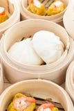 Steamed Dim Sum In Bamboo Trays Stock Image - Image of singapore ...