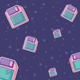 Floppy Disk Drive With Diskettes Stock Image - Image of drive, disk ...