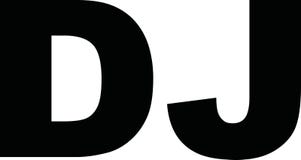 DJ word with headphones stock vector. Illustration of mixing - 107097060