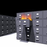 Documents in fire - 2 stock image. Image of paper, cinder - 263771