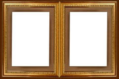 Antique Double Frame Stock Illustration - Image: 53070144