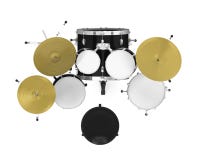 Drum Set - Top View Stock Photo - Image: 59002024