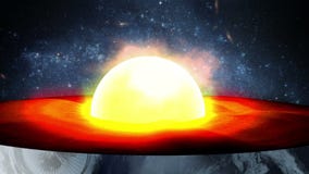 Earth Core. Inner Structure With Geological Layers. Realistic 3d ...