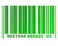 Eco green bar code stock illustration. Illustration of green - 14484468