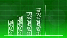 Economic Growth Graphic Chart RED 4K Stock Footage - Video of data ...