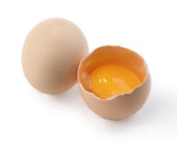Chicken Egg With Yolk Stock Photo - Image: 40153931