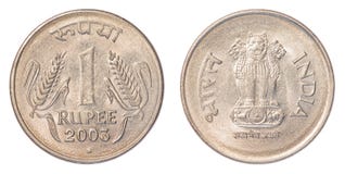 5 indische Rupien Münze stockbild. Bild von bankverkehr - 37540021