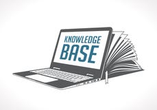 Knowledge Base Outline Icon. Simple Linear Element Illustration ...