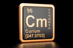 Elemento químico del curio ilustración del vector. Ilustración de icono ...