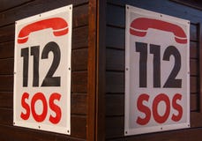 Emergency Call 112 On An Ambulance Stock Image - Image of speed ...