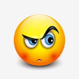 Dudar Emoji Emoción De La Desconfianza Que Sospecha El Emoticon ...