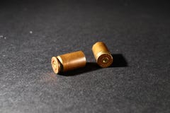 9mm shell casings stock image. Image of revolver, three - 19446457