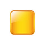 Empty yellow square icon stock vector. Illustration of symbol - 6170050
