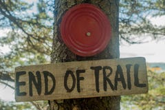 Trail End stock image. Image of hike, park, snow, winter - 57629