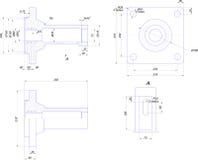 Engineering Drawing Of Steel Bush Stock Illustration - Image: 45483601