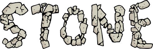 Nature Word Art From A Stone. Stock Photo - Image of ecology, post ...