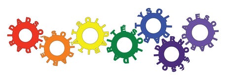 Símbolo Da Amizade E Da Solidariedade Ilustração do Vetor - Imagem ...