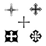 Croix chrétienne stylisée image stock. Image du graphisme - 14713913