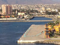 Ensenada Port In Mexico - Aerial View Editorial Stock Photo - Image of ...