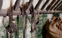 Establos Antiguos En El Castillo Imagen de archivo - Imagen de arte ...