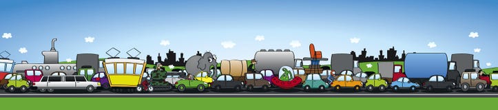 Ernster Stau vektor abbildung. Illustration von hubschrauber - 28731340