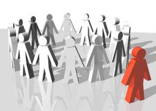 Esclusione illustrazione di stock. Illustrazione di esclusione - 4954971