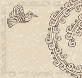 Marco adornado azteca ilustración del vector. Ilustración de mexicano ...