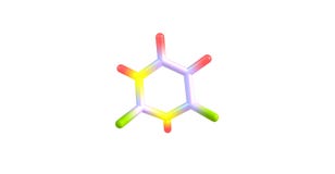 Molécula del uracilo stock de ilustración. Ilustración de médico - 28016536