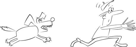 A Cartoon Dog Evil Smile Stock Photography - Image: 37074312