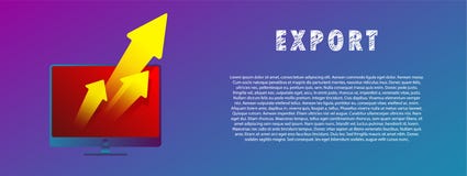 Export Data From A Database Stock Illustration - Illustration of ...