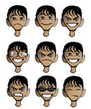 Good Face Bad Face Stock Photo - Image: 17091820