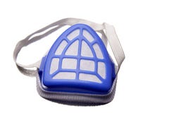 Dust Mask Isolated Over White Stock Photography - Image: 597322