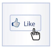 Facebook Like Design Editorial Stock Image - Image: 24540264