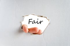 Fair Vs Unfair Words Scale Balance Justice Injustice Stock Illustration ...