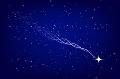 Fallande stjärna stock illustrationer. Illustration av falla - 13181658