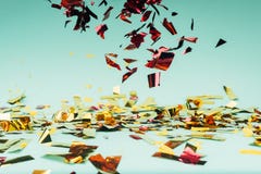 Falling Confetti Stock Photos - Royalty Free Images