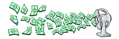Fan Money Clipart And Illustrations