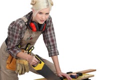 Sexy Female Carpenter Stock Photos - 529 Images