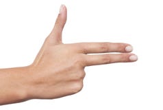 Hand Shooting Gesture Royalty Free Stock Photography - Image: 30630227
