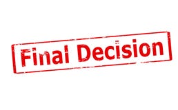 Final Decision Rubber Stamp Stock Vector - Illustration of resolution ...