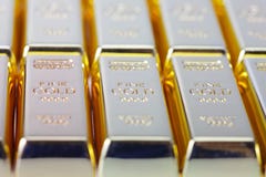 Fine gold 999,9 stock photo. Image of bullion, 1000, brick - 21276846