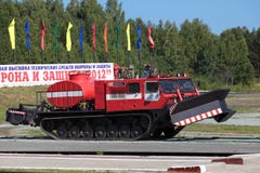 Tracked Fire Fighting Vehicle At NDP 2010 Editorial Image - Image: 15619235