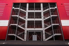 Fire escape outdoor stairs stock photo. Image of steps - 33268630