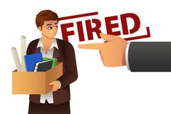 Fired! - clip art stock illustration. Illustration of fired - 1495213